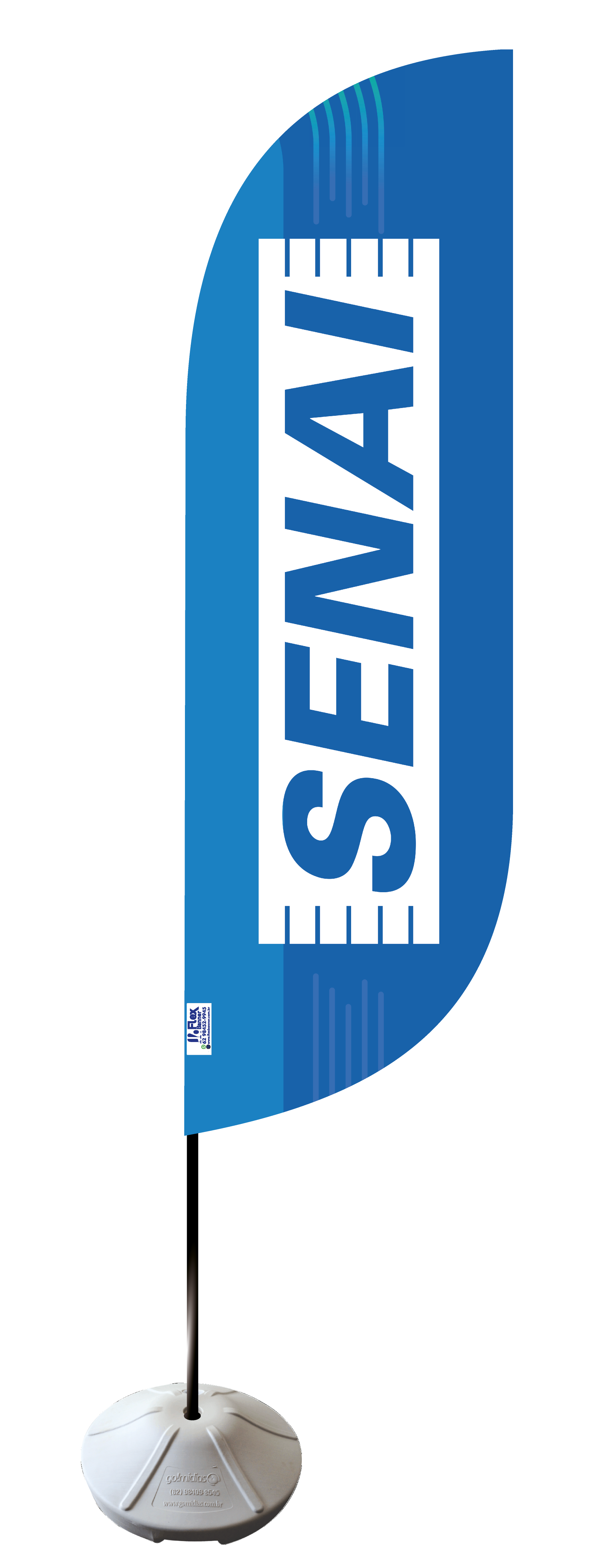 Wind Banner - Modelo Pena | Flex Banner